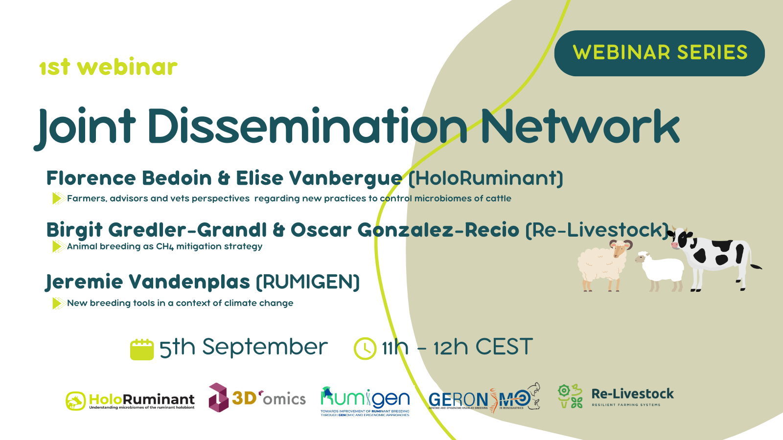 The HoloRuminant Joint Dissemination Network Webinars are coming soon! – HoloRuminant